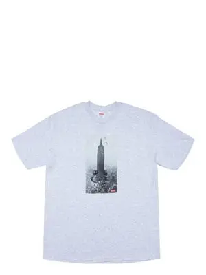 Supreme Mike Kelley The Empire State Building Tee Shirt Ash Grey