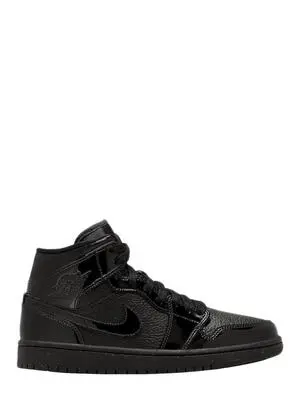 JORDAN 1 Mid Patent Triple - Black