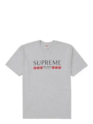 Supreme Milano Tee Shirt Ash Grey