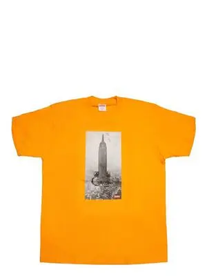 Supreme Mike Kelley The Empire State Building Tee Shirt - Bright Orange