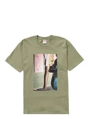 Supreme Model Tee Shirt - Light Olive
