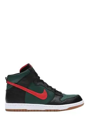 Nike Dunk High Supreme Sneakers - Team Green/challenge Red/black