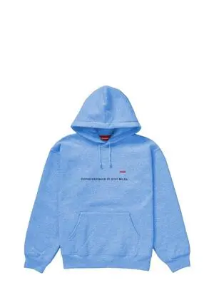 Supreme Small Box Hooded Sweatshirt Pale Blue