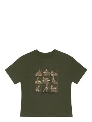 JORDAN X Travis Scott Cactus Jack The Rider Babydoll Tee Shirt - Green