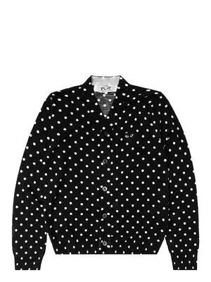 PLAY COMME DES GARCON Polka Dot Cardigan