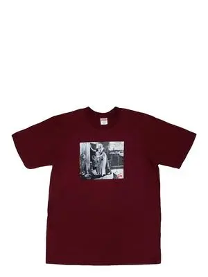 Supreme Mike Kelley Hiding From Indians Tee Shirt - Burgundy