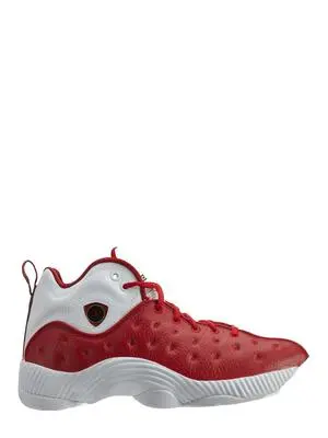 JORDAN Jumpman Team Iiblack Athletic Sneakers - Gym Red/white