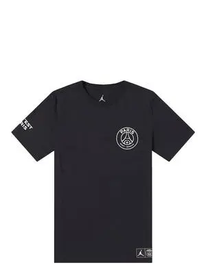 JORDAN X Paris Saintgermain Logo T-shirt - Black/white