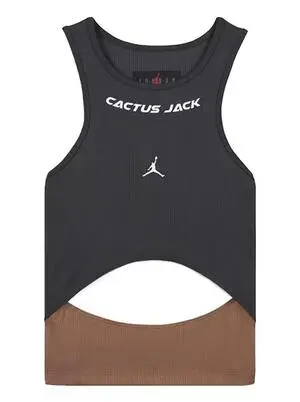 JORDAN X Travis Scott Cactus Jack Tank Top - Dark Smoke Grey