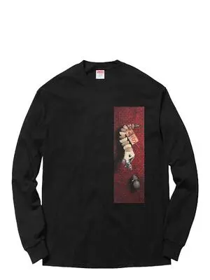 Supreme Mike Hill Snake Trap Long Sleeve Tee Shirt - Black