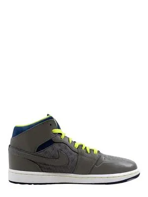 JORDAN 1 Retro '97 Txt Sneakers - Flat Pewter/electric Yellow