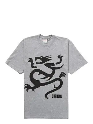 Supreme Mobb Deep Dragon Tee Shirt - Heather Grey