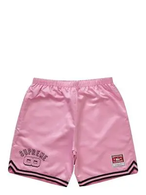 Supreme Mitchell & Ness Satin Basketball Short - Pink