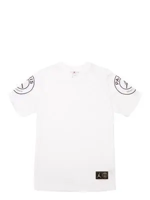JORDAN X Paris Saintgermain Psg Logo Tee Shirt - White