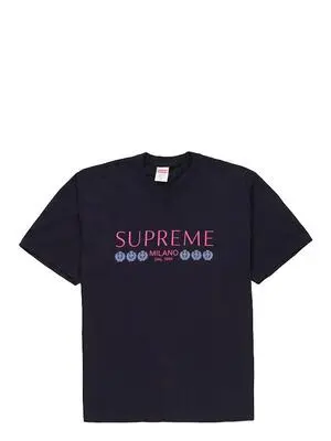 Supreme Milano Tee Shirt - Navy Blue
