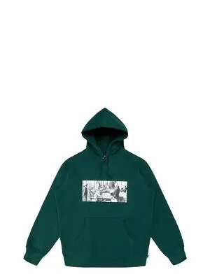 Supreme Mike Kelley Franklin Hooded Sweatshirt - Dark Green