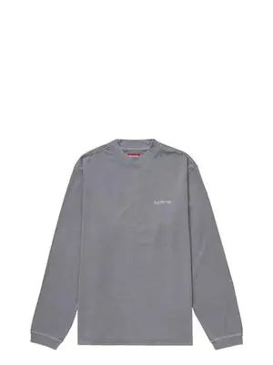 Supreme Long Sleeve Mock Neck Top - Grey