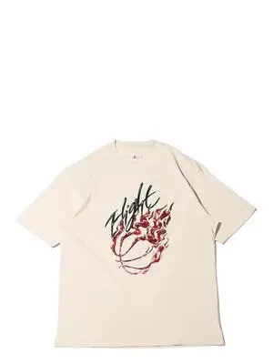 JORDAN X Travis Scott Flight Graphic Tee Shirt - Cream