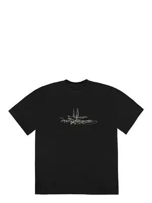 TRAVIS SCOTT Jordan X Cactus Jack Scribble Tee Shirt - Black