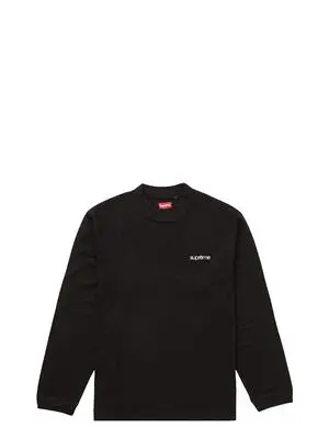 Supreme Long Sleeve Mock Neck Top - Black