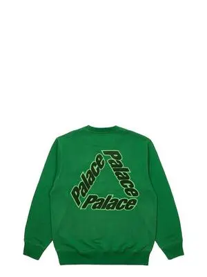 PALACE P3 Chenille Crew - Green