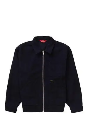 Supreme Moleskin Work Jacket - Navy Blue