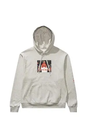JORDAN X Undefeated Weights Hooded Sweatshirt - Heather Grey