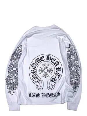 Chrome Hearts Las Vegas Exclusive Long Sleeve T-shirt - White