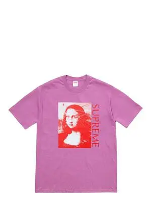 Supreme Mona Lisa Tee Shirt Light Purple