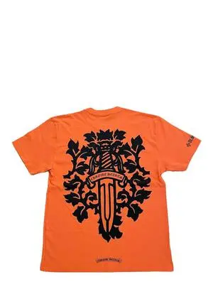 Chrome Hearts Vine Dagger T-shirt - Orange/black