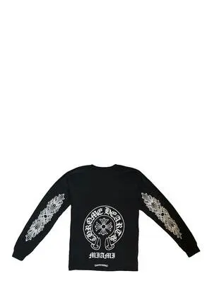 Chrome Hearts Miami Exclusive Long Sleeve T-shirt - Black