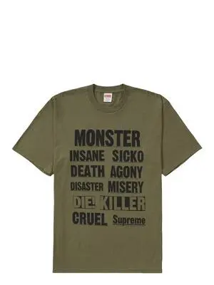 Supreme Monster Tee Shirt - Light Olive