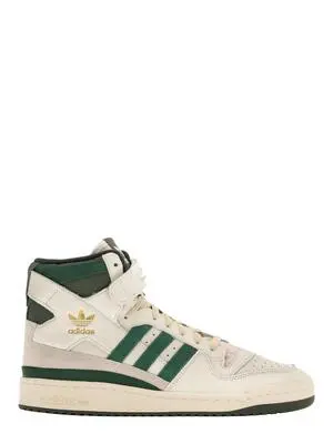 Adidas Forum 84 High-top Sneakers - Off White/team Dark Green/cloud White