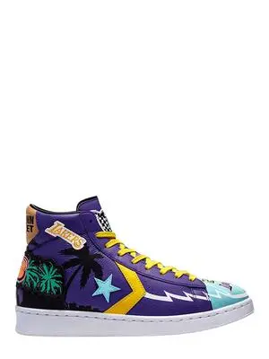 CONVERSE Pro Leather Chinatown Market Nba Los Angeles Lakers - Purple/sky Blue/gold