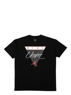 JORDAN X Union Nrg Vault Flight Triangle Tee Shirt - Black