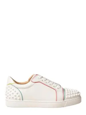CHRISTIAN LOUBOUTIN Vieira 2 Low-top Sneakers - White/red/green