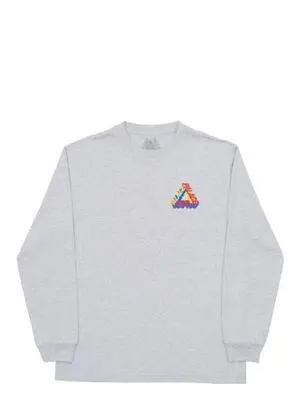 PALACE P3D Longsleeve Grey Marl
