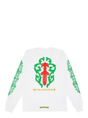 Chrome Hearts Los Angeles Exclusive Christmas Long Sleeve T-shirt - White