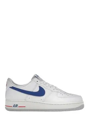 Nike Air Force 1 Low '07 Usa Basketball Sneakers - White/game Royal/university Red