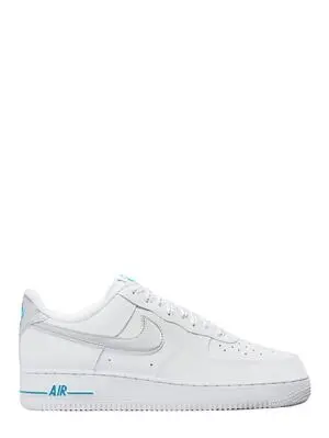 Nike Air Force 1 '07 Low-top Sneakers - White/laser Blue/metallic Silver
