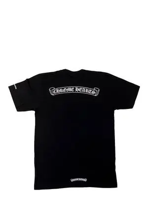 Chrome Hearts Scroll Logo T-shirt - Black