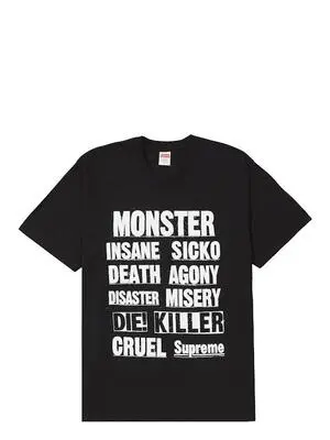 Supreme Monster Tee Shirt - Black