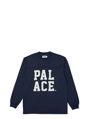 PALACE Panel Longsleeve - Navy Blue