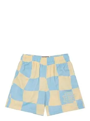 ERIC EMANUEL EE Basic Short Blue Yellow Wavy Flag