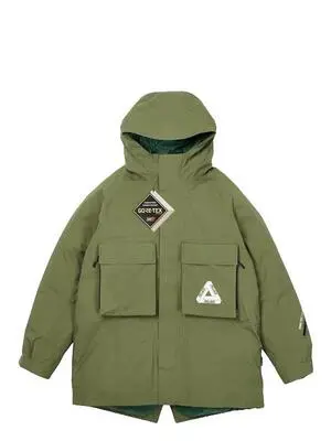 PALACE Optical 2in1 Gore-tex Parka - Olive/optical Green