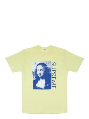 Supreme Mona Lisa Tee Shirt Pale Yellow