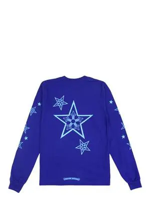 Chrome Hearts Star Long Sleeve T-shirt - Blue