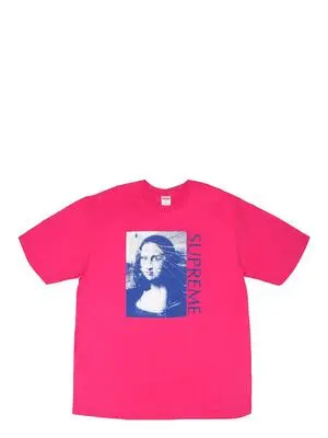 Supreme Mona Lisa Tee Shirt Hot Pink
