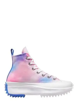 CONVERSE Run Star Hike Hi Cloud Wash Sneakers - Storm Pink/white/purple