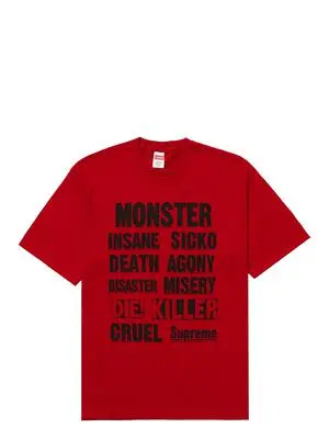 Supreme Monster Tee Shirt - Red